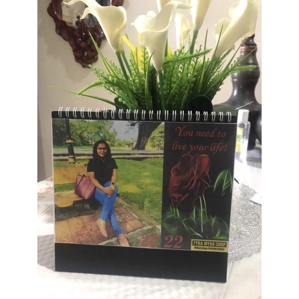 table calender/kalender 2024 custom made header | Shopee Malaysia