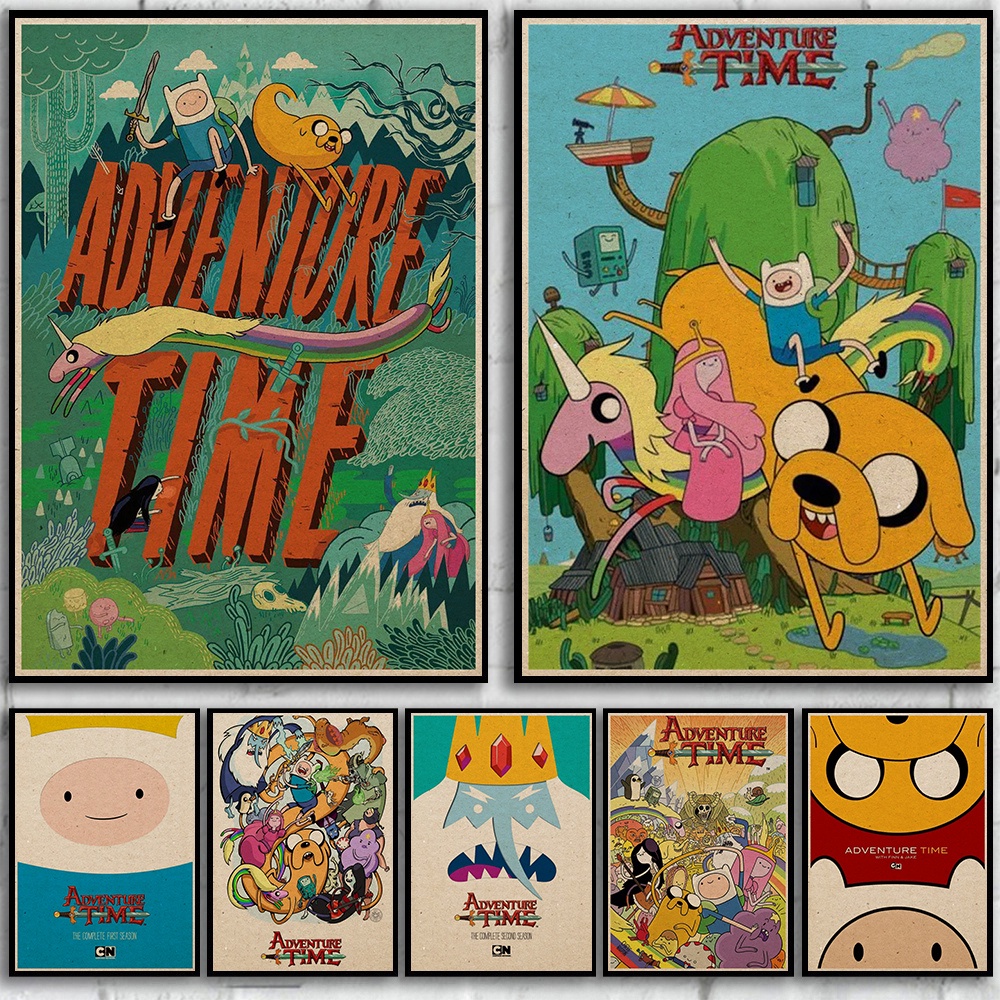 Children's Animation Poster Collection Adventure Time with Finn and ...