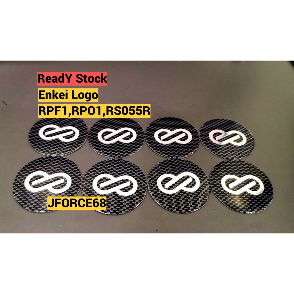 Enkei Logo RPF1 Rpo1 48mm 1set(4pc)/Logo Enkei Racing Rpo 1 Sport Rim ...