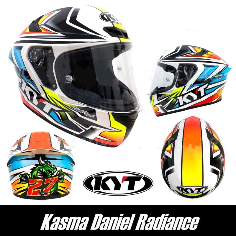Helmet Kyt TT Course Radiance Kasma Daniel Fullface TERBARU!! | Shopee Malaysia