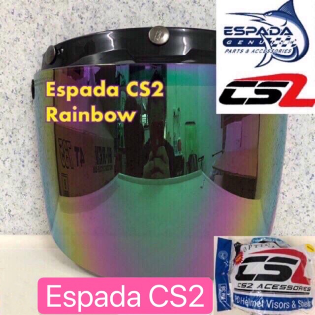 Espada CS2 HELMET VISOR-(RAINBOW) | Shopee Malaysia