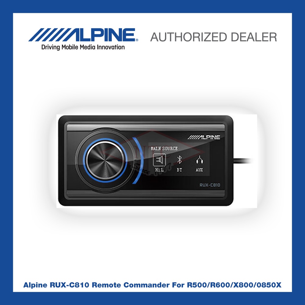 ALPINE Car Audio RUX-C810 Remote Controller for PXE-R500, R600, X800 ...