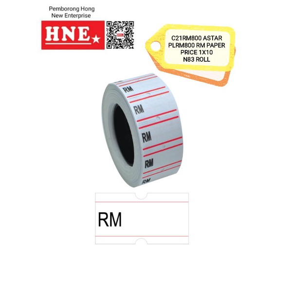 🌟 READY STOCK 🌟 RM PAPER PRICE Label White & Yellow | Shopee Malaysia