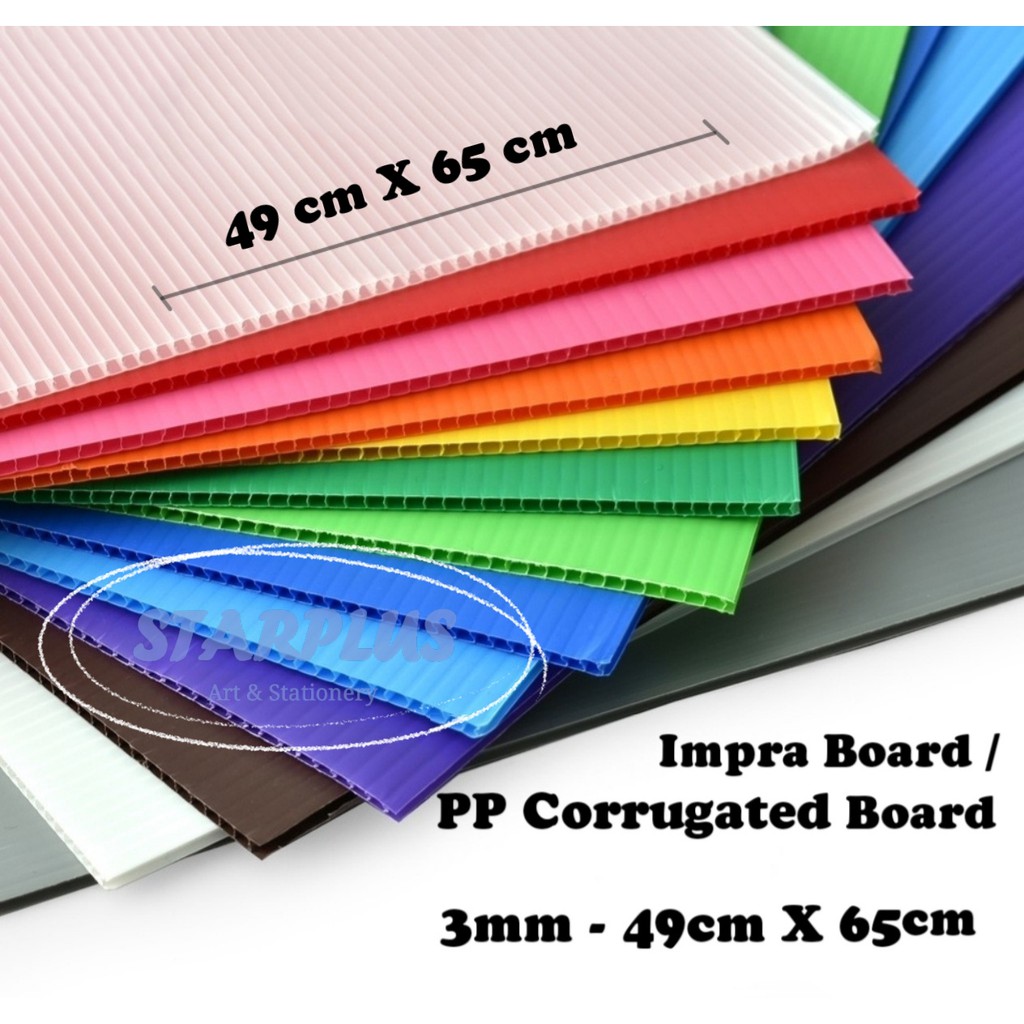 (Starplus) Thick Polypropylene PP Corrugated Cardboard / Impra Board ...