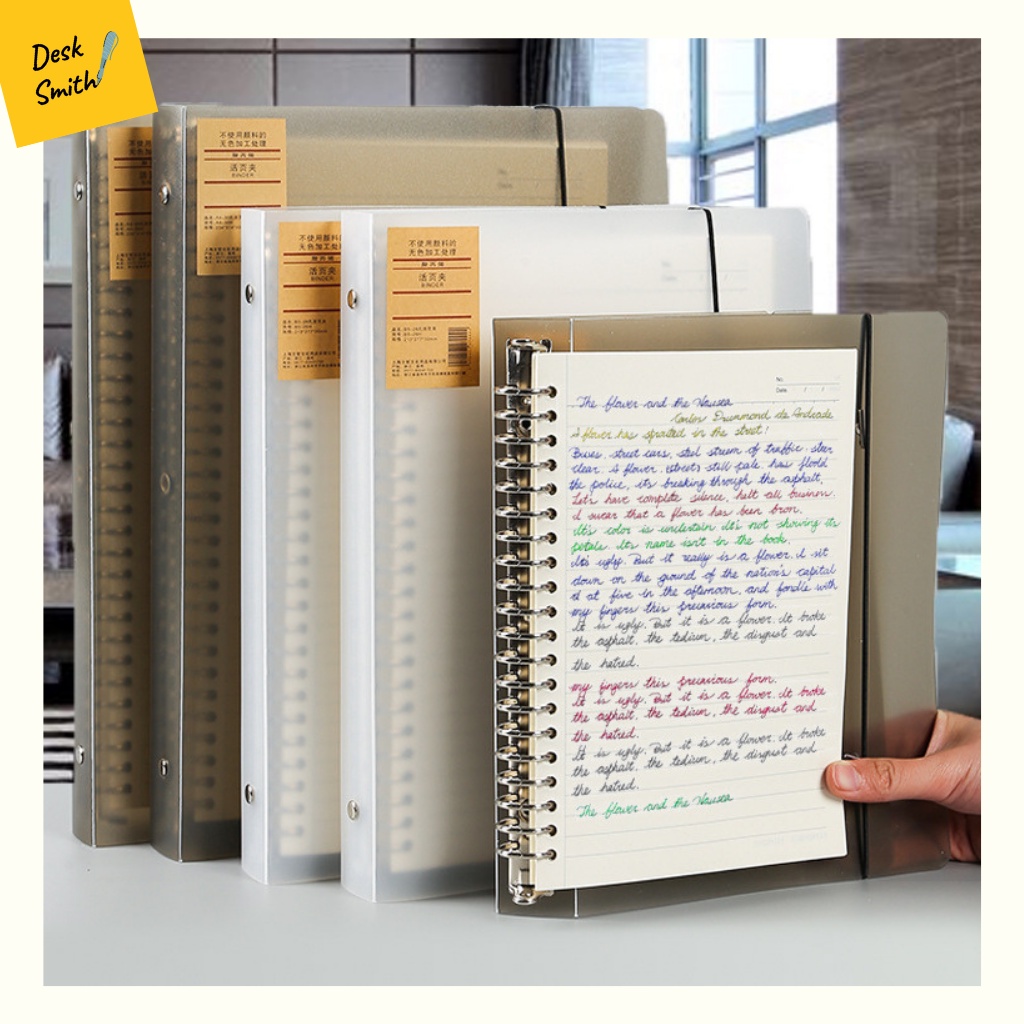 Loose Leaf Notebook A4/A5 Note Books DIY Books Refill Page Cover Index ...