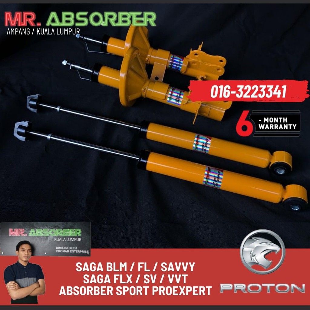 ABSORBER SPORT PROEXPERT PROTON SAGA BLM / FL / FLX / SV / VVT / SAVVY ...