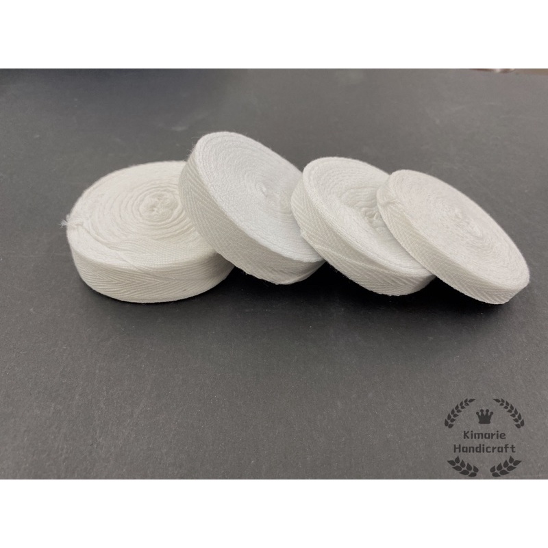 Tali Balut Tali Ikat Kain Tali Putih Tali Cotton Cotton Webbing Tali ...