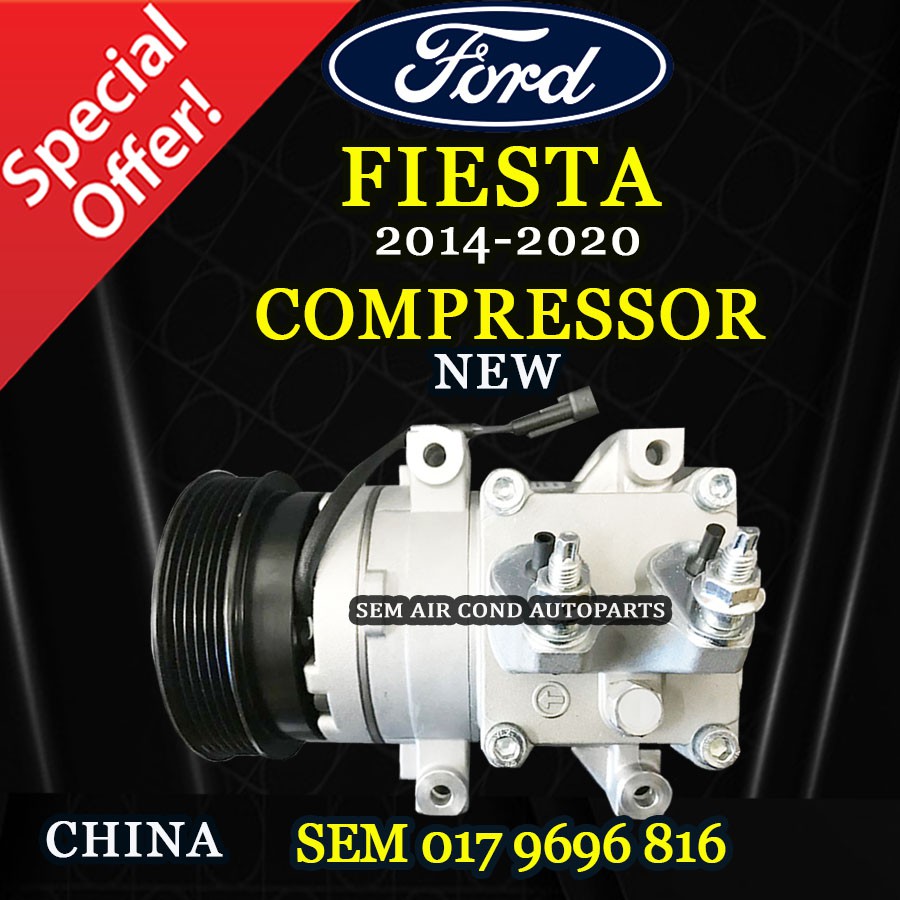 FORD FIESTA 2014-2020 YEAR VS16 6PK CHINA NEW COMPRESSOR/ KOMPRESOR ...