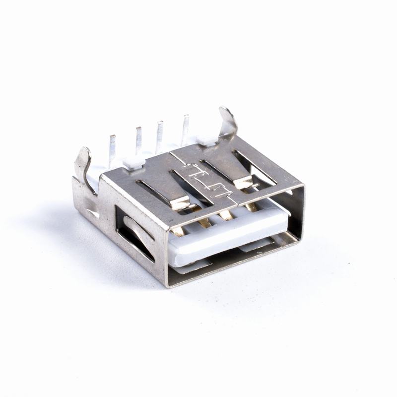 1pcs,USB Type-A Right Angle 4-pin Female Connector Jacks Socket PCB ...