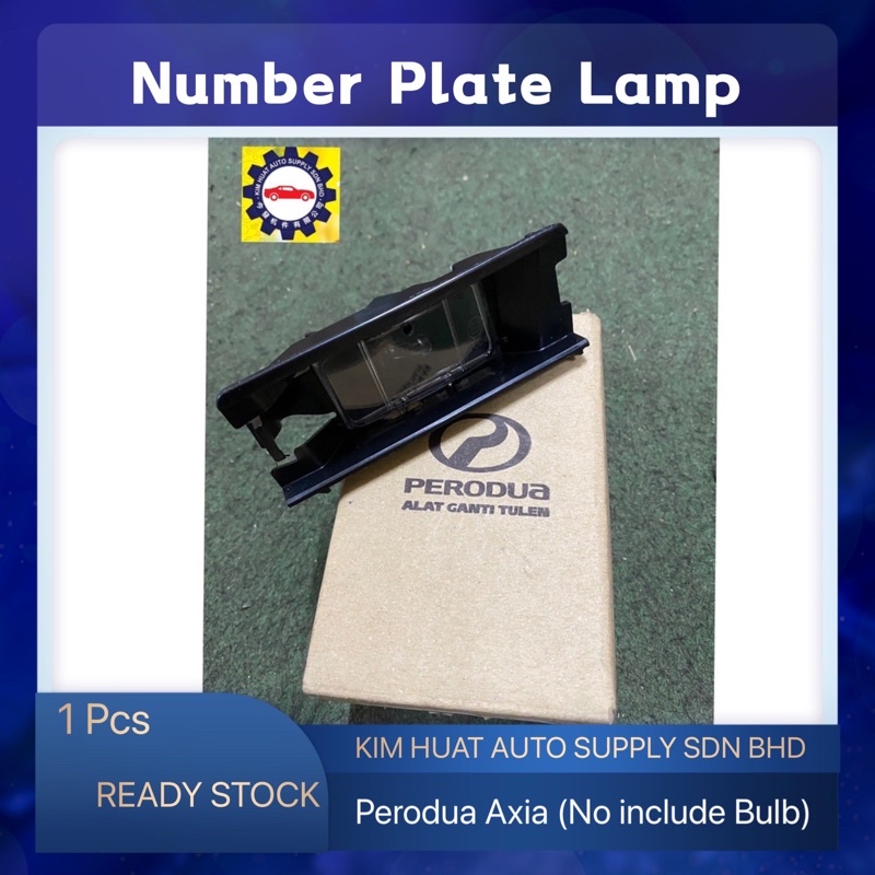 PERODUA ORIGINAL Number Plate Lamp Perodua Axia 81270-BZ060 | Shopee ...