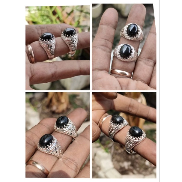 BATU PETIR API ASLI IKATAN PERAK 925 | Shopee Malaysia