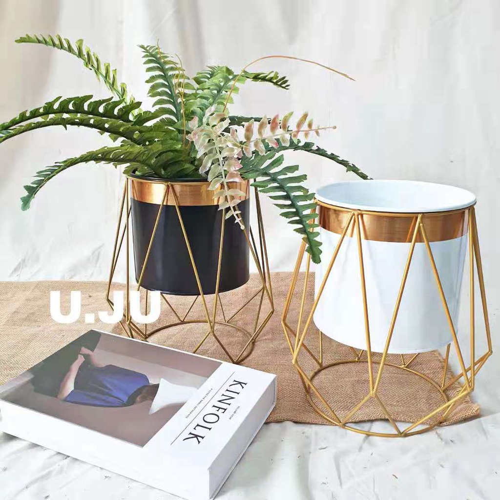 Metal Pot Short Leg/Table Pot/Floor Pot/Planter/Metal/Iron Pot/Nordic ...