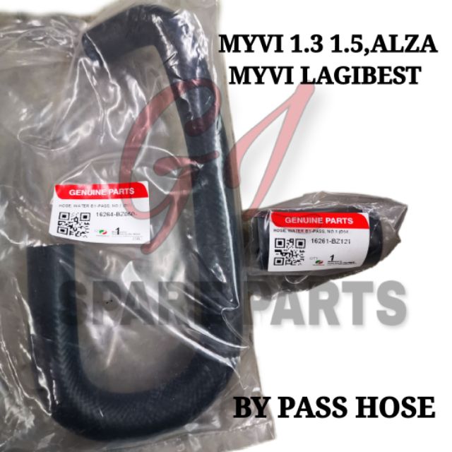 BY PASS HOSE (ORIGINAL) PERODUA MYVI 1.3 1.5 ALZA MYVI LAGIBEST (16264 ...