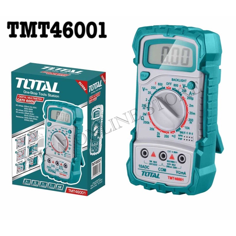 TOTAL Digital Multimeter （TMT46001） | Shopee Malaysia
