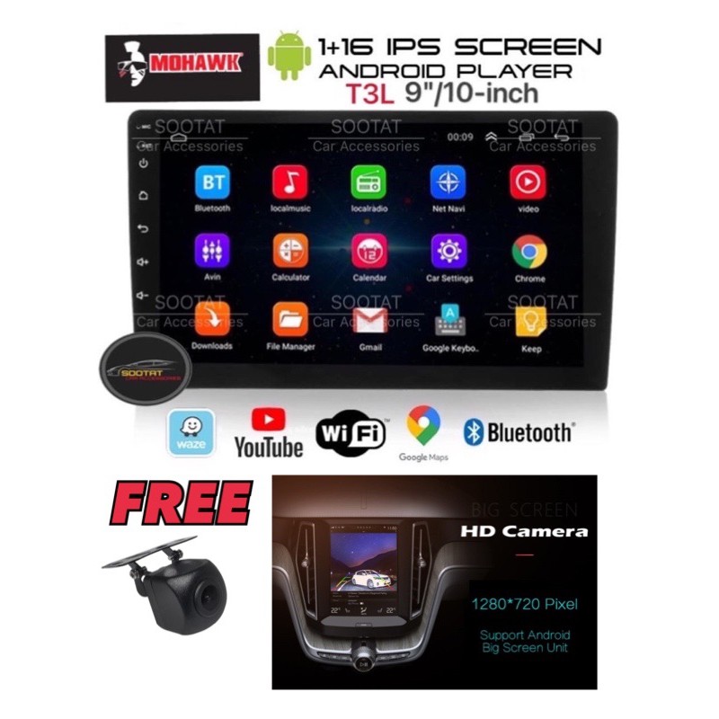 MOHAWK ANDROID PLAYER T3L 1+16GB, 2+16GB, 2+32GB AHD 2.5D IPS DSP FREE ...