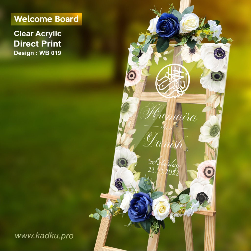 Crystal Welcome Board Custom Acrylic, Wedding Signage, Welcome Board ...