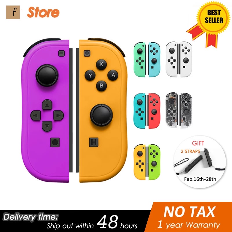 Wireless Joy Con Controller Switch Left and Right Gamepad For Nintend Switch (L+R) Game Joystick ...