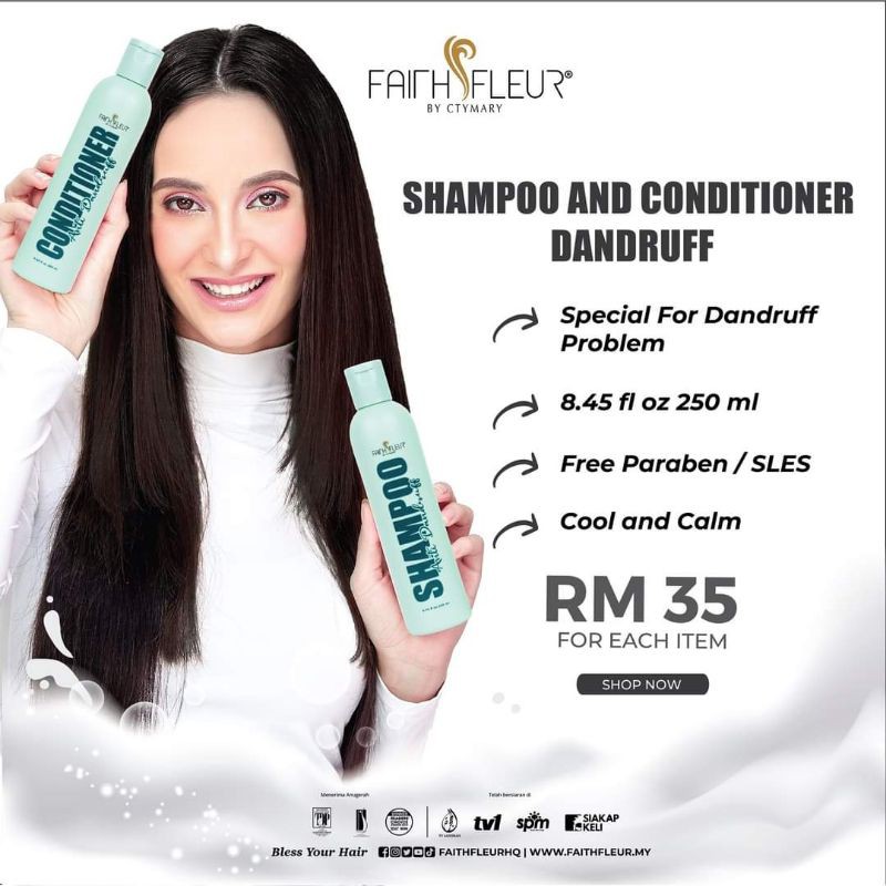 🌞🌞Shampoo & Conditioner Faith Fleur🌞🌞 | Shopee Malaysia