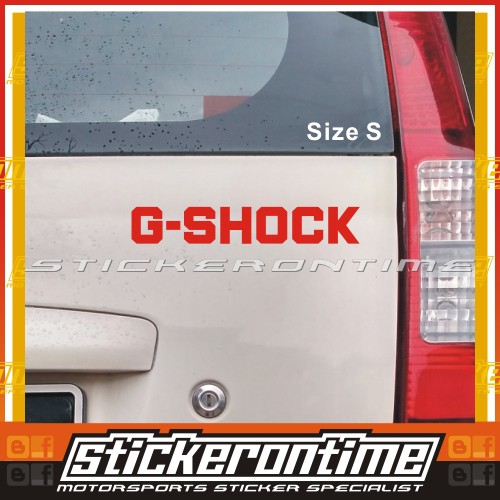 Casio G-SHOCK watches Car Sticker | Shopee Malaysia