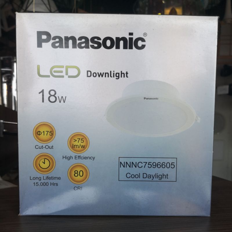 Panasonic LED Down light / Panel Light 18W Cool Daylight or Warm Light ...