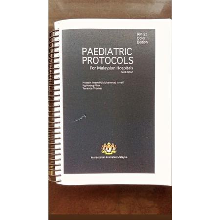 PAEDIATRIC PROTOCOLS for Malaysian Hospitals 3rd edition | Shopee Malaysia