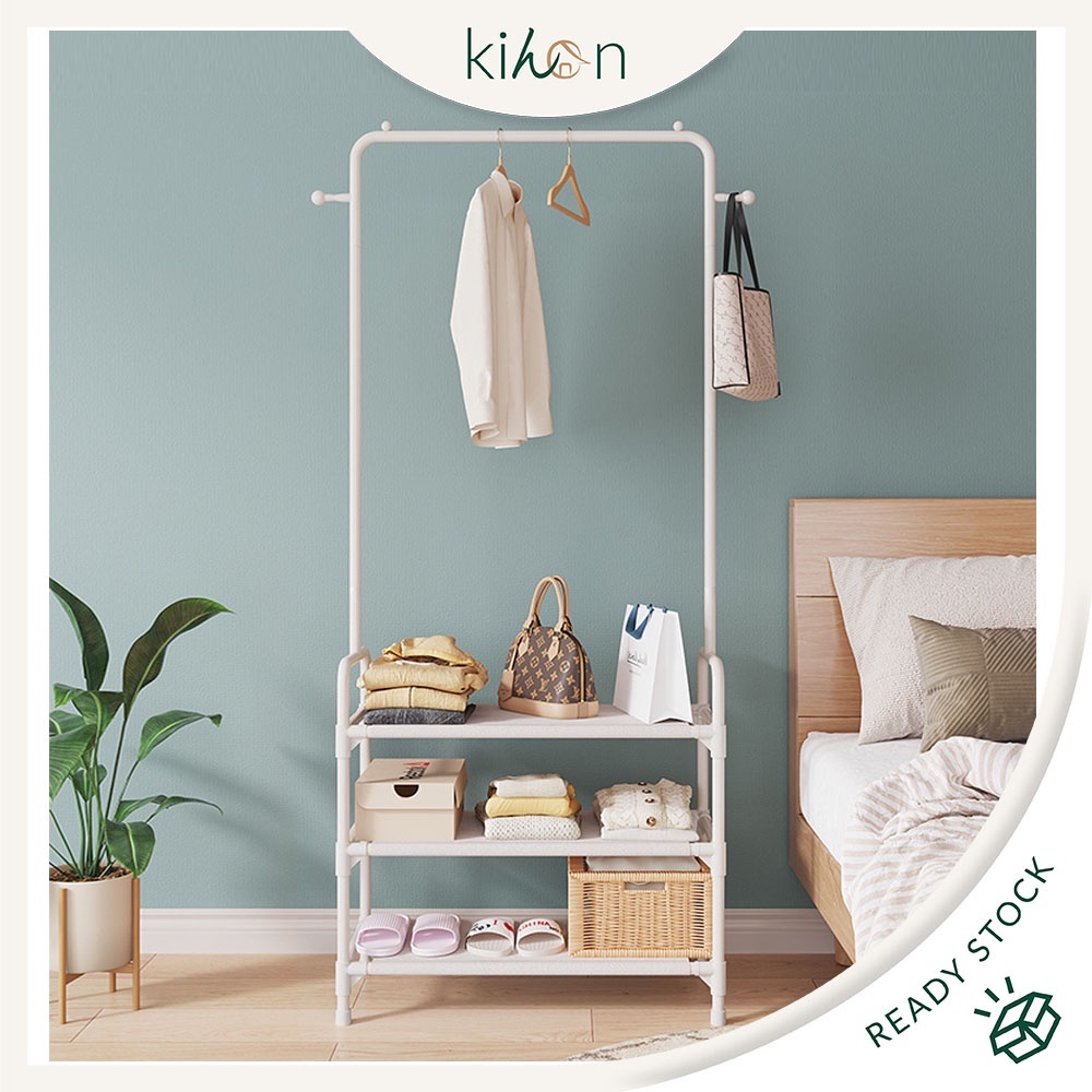 Minimalist Wardrobe Closet Storage Clothes Rack Multifunctional Cloth ...