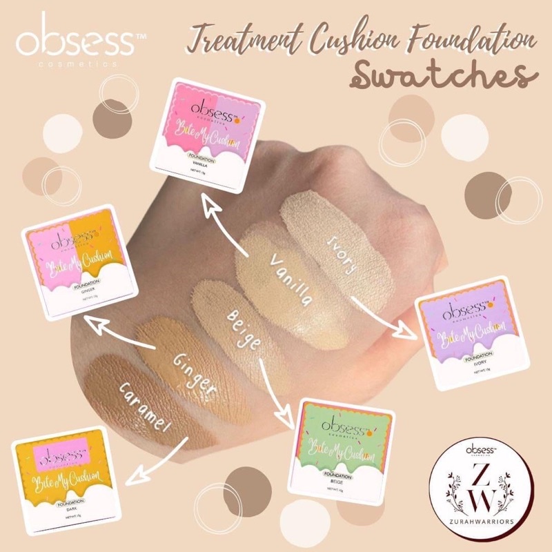 OBSESS COSMETICS CUSHION FOUNDATION READYSTOCK Shopee Malaysia
