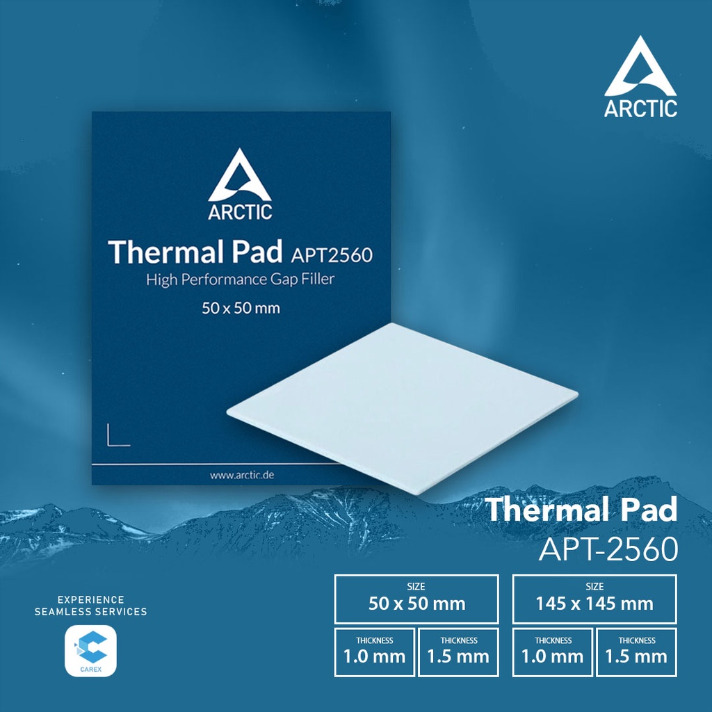 # ARCTIC TP-2 (APT2560) - Performance Thermal Pad # [4 Size] | Shopee ...