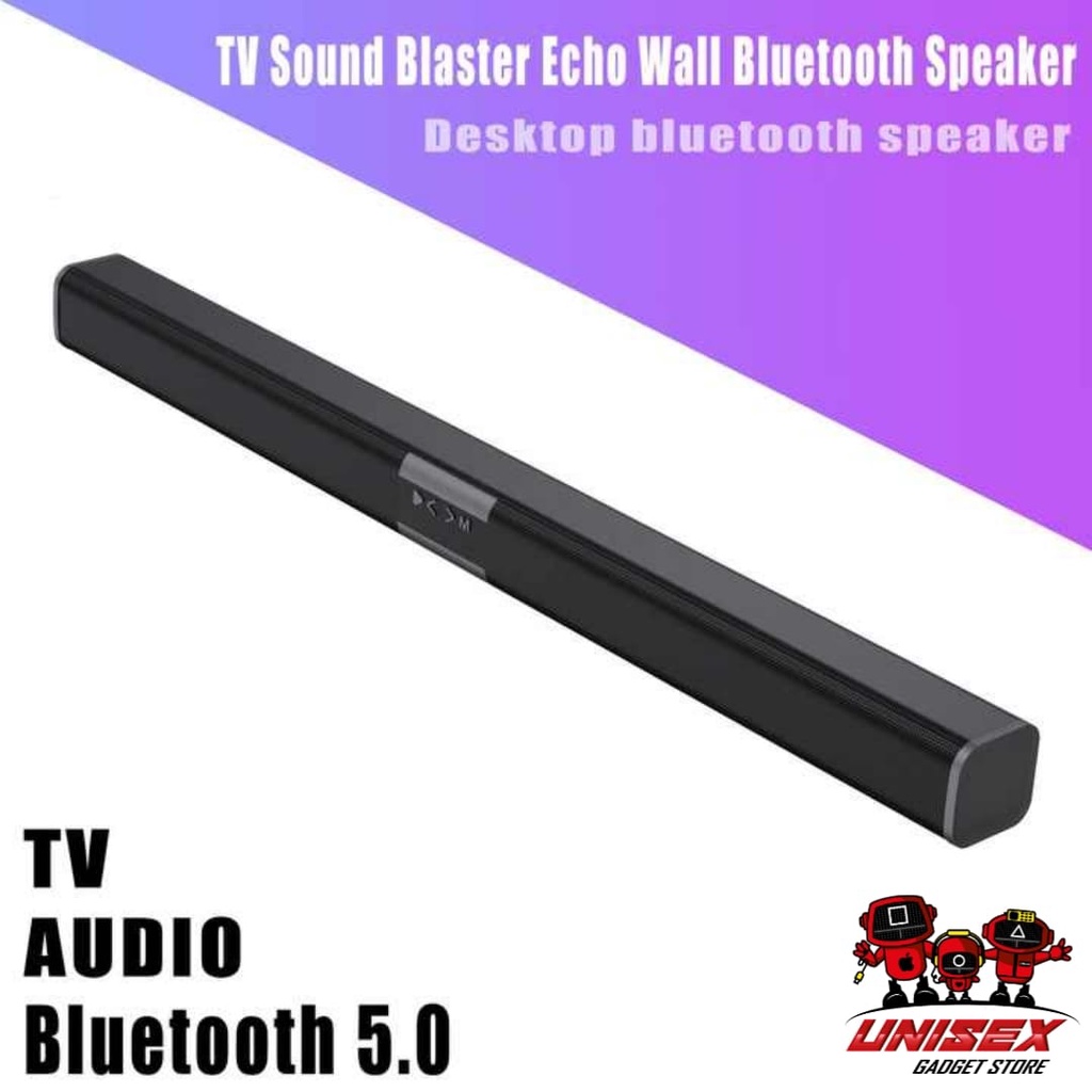 E5011 LEERFEI HOME TV SoundBar SMART WIRELESS BLUETOOTH DESKTOP SPEAKER 81cm Super Bass | Shopee ...