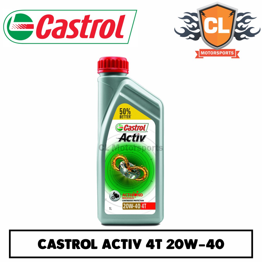 CASTROL Activ 4T 20W-40 (1 Litre) | Shopee Malaysia