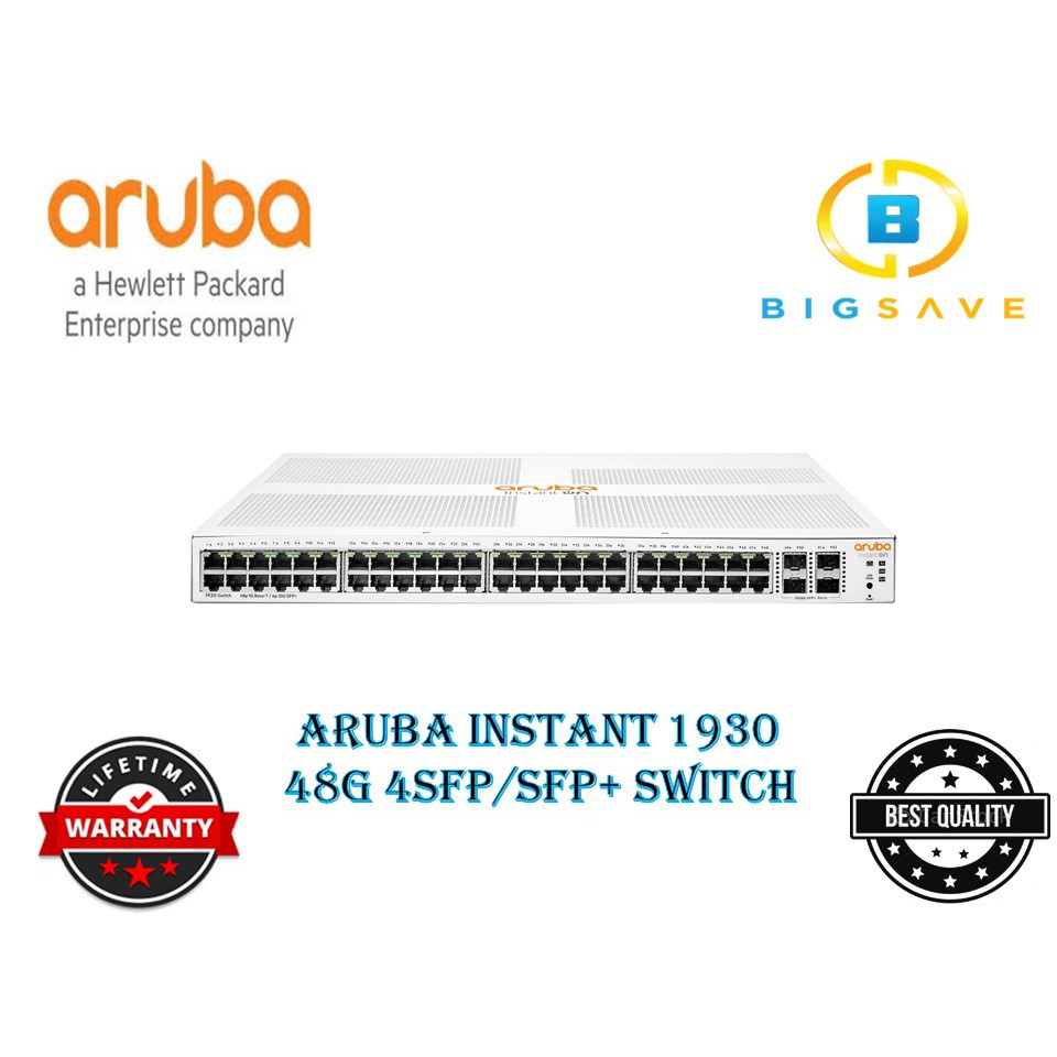 ARUBA JL685A INSTANT ON 1930 48G 4SFP/SFP+ SWITCH | Shopee Malaysia