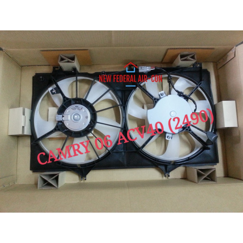 @(ORIGINAL) DENSO TOYOTA CAMRY 2006 ACV40/41/ACV50 COOLING FAN MOTOR ASSY (FAN BLADE/MOTOR ...