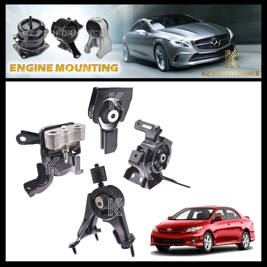 TOYOTA ALTIS 1.8 ZRE142 2008-2013 / ENGINE MOUNTING SET | Shopee Malaysia