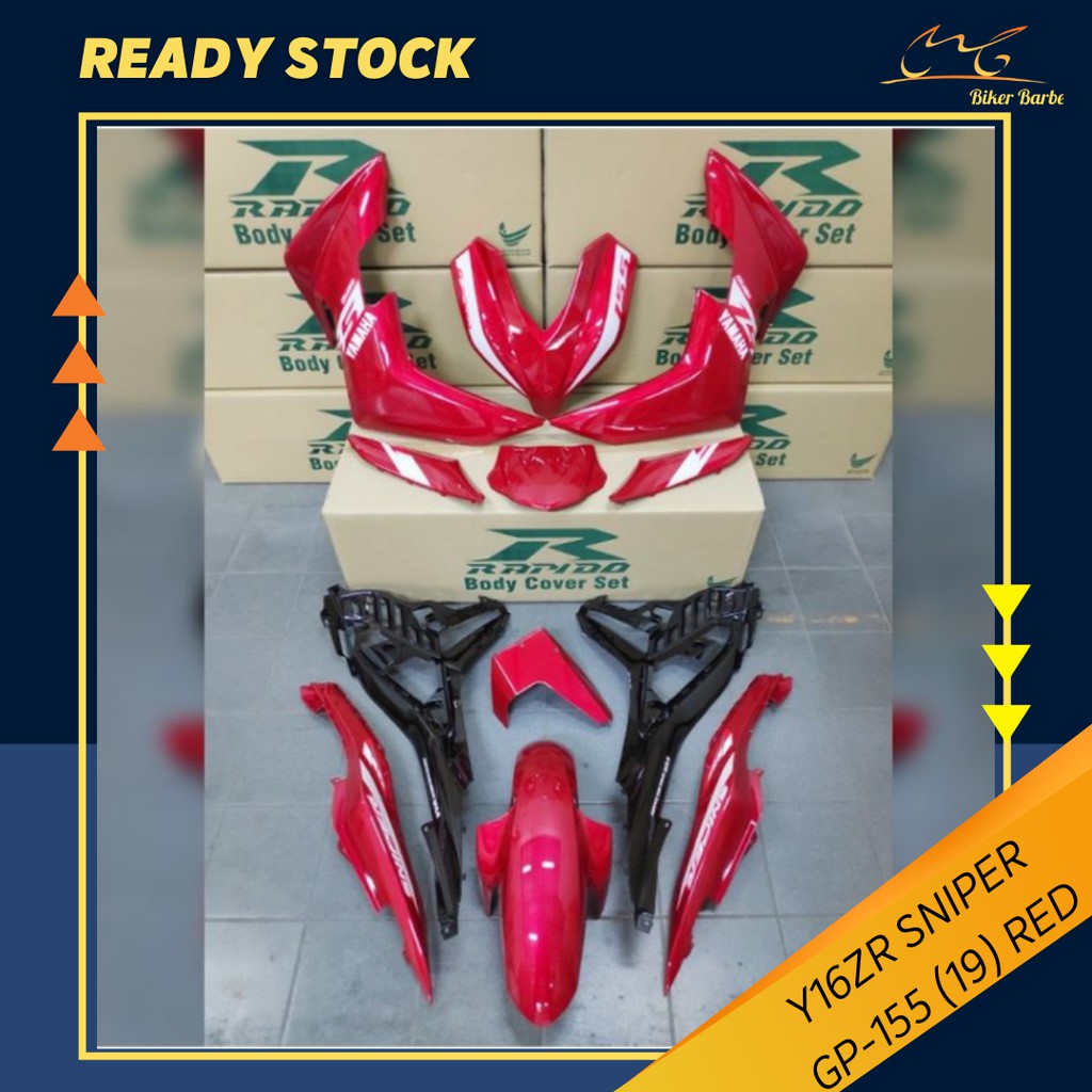 [READY STOCK] COVERSET/BODYSET YAMAHA Y16/Y16ZR SNIPER GP-155 SET (19 ...