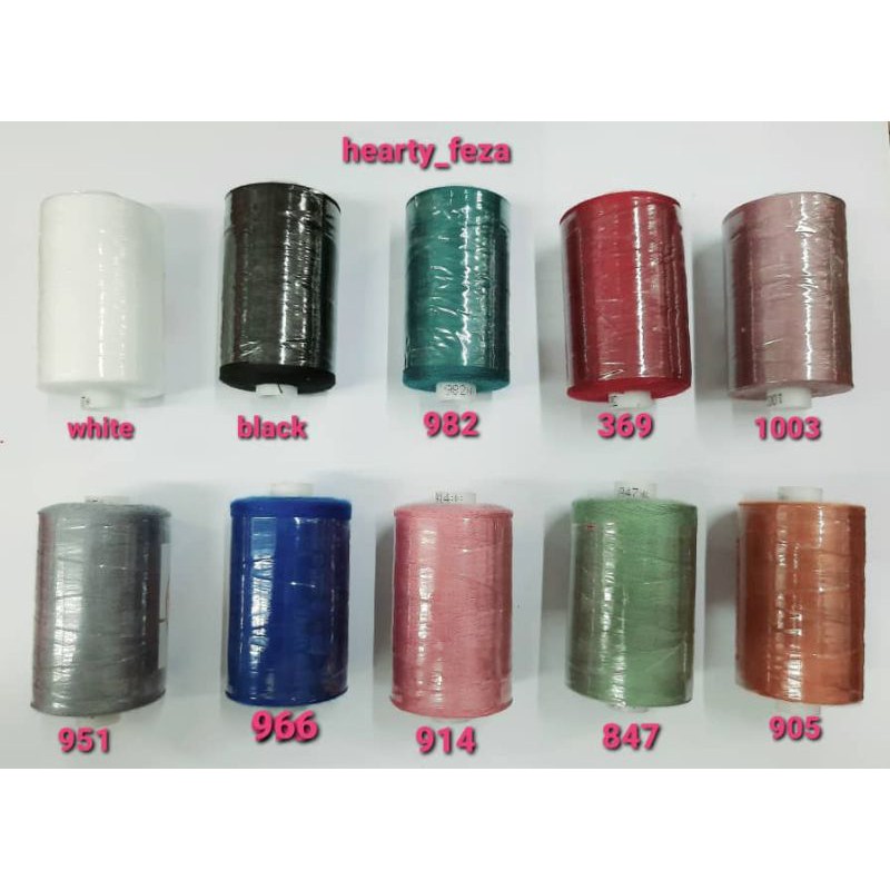 benang jahit biasa (1000m) | Shopee Malaysia