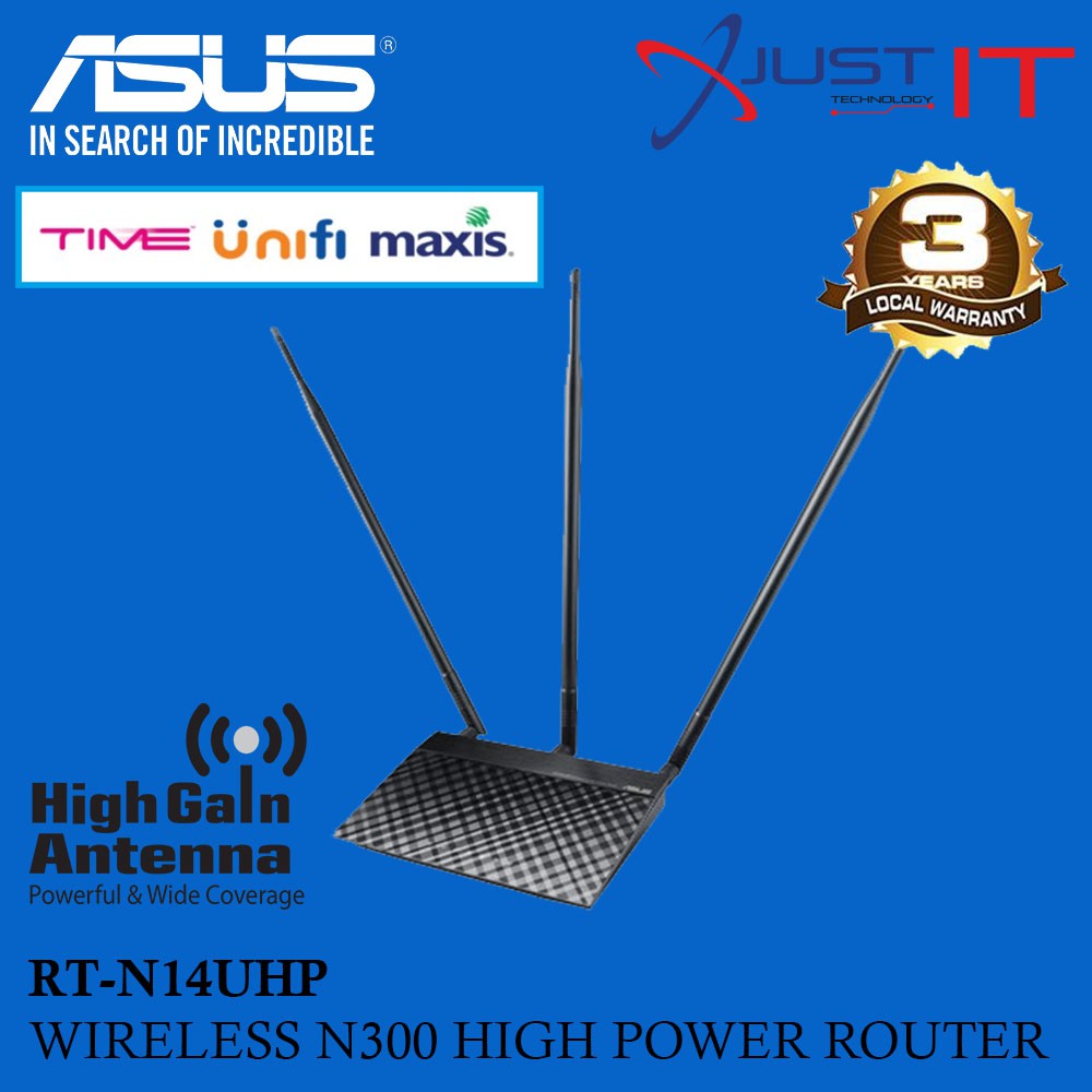 Asus Rt-N14Uhp Wireless N300 High Power Router | Shopee Malaysia