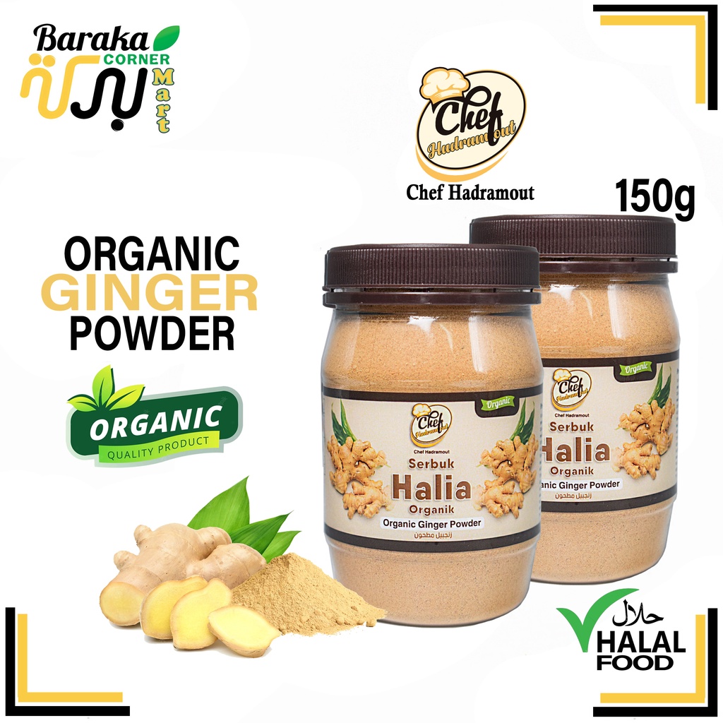 Serbuk Halia Organik / Organic Ginger Powder Fresh Grinded / Chef ...