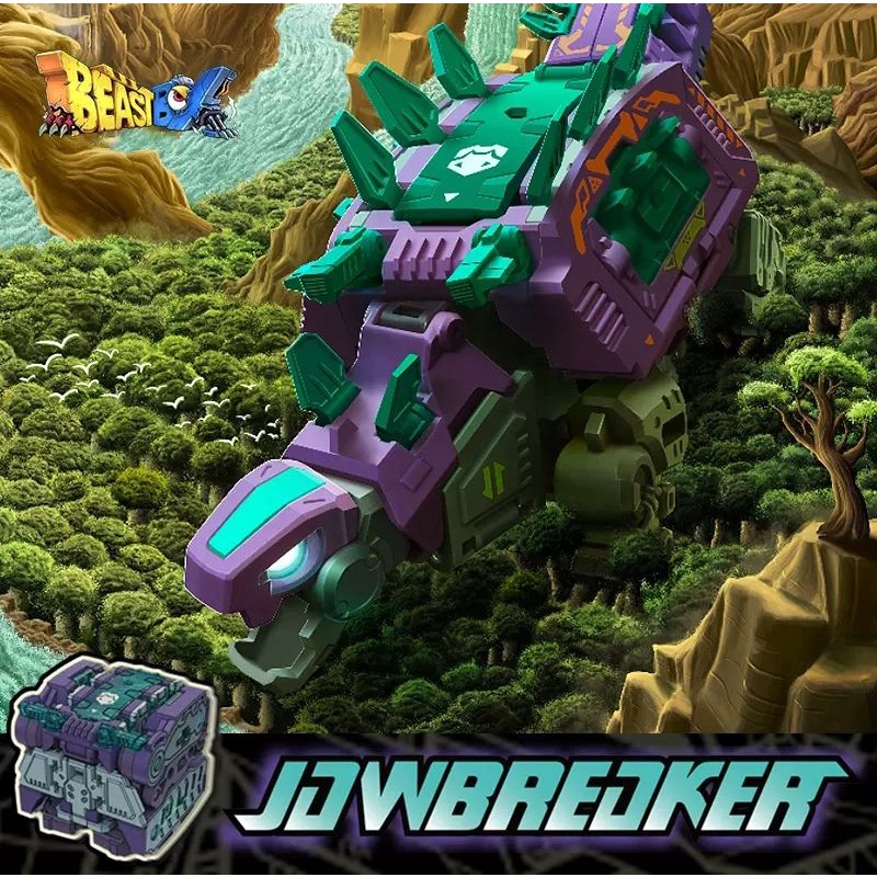 52TOYS BEASTBOX BB-25 JAWBREAKER THE DINOSAUR MEGABOX TRANSFORMER CUBE ...