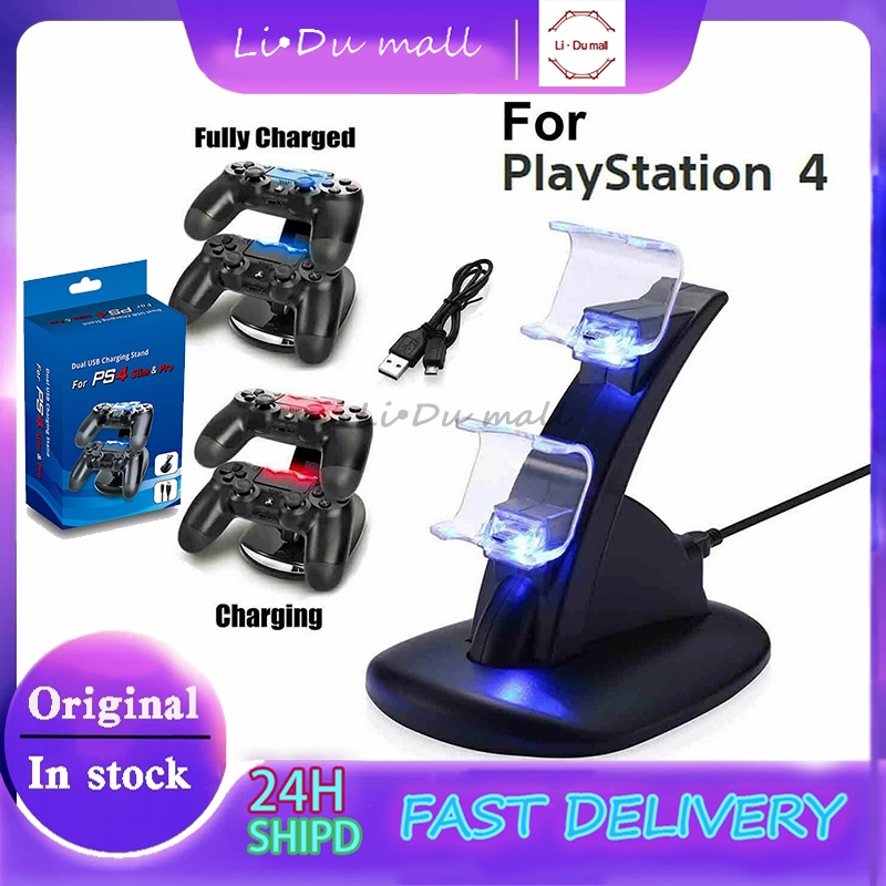 Dual USB Handle Fast Charging Dock Station Stand Charger for PS4/PS4 ...