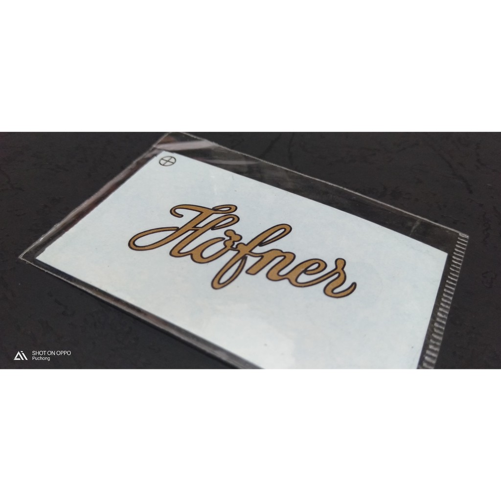 Hofner Waterslide Headstock Decal | Shopee Malaysia