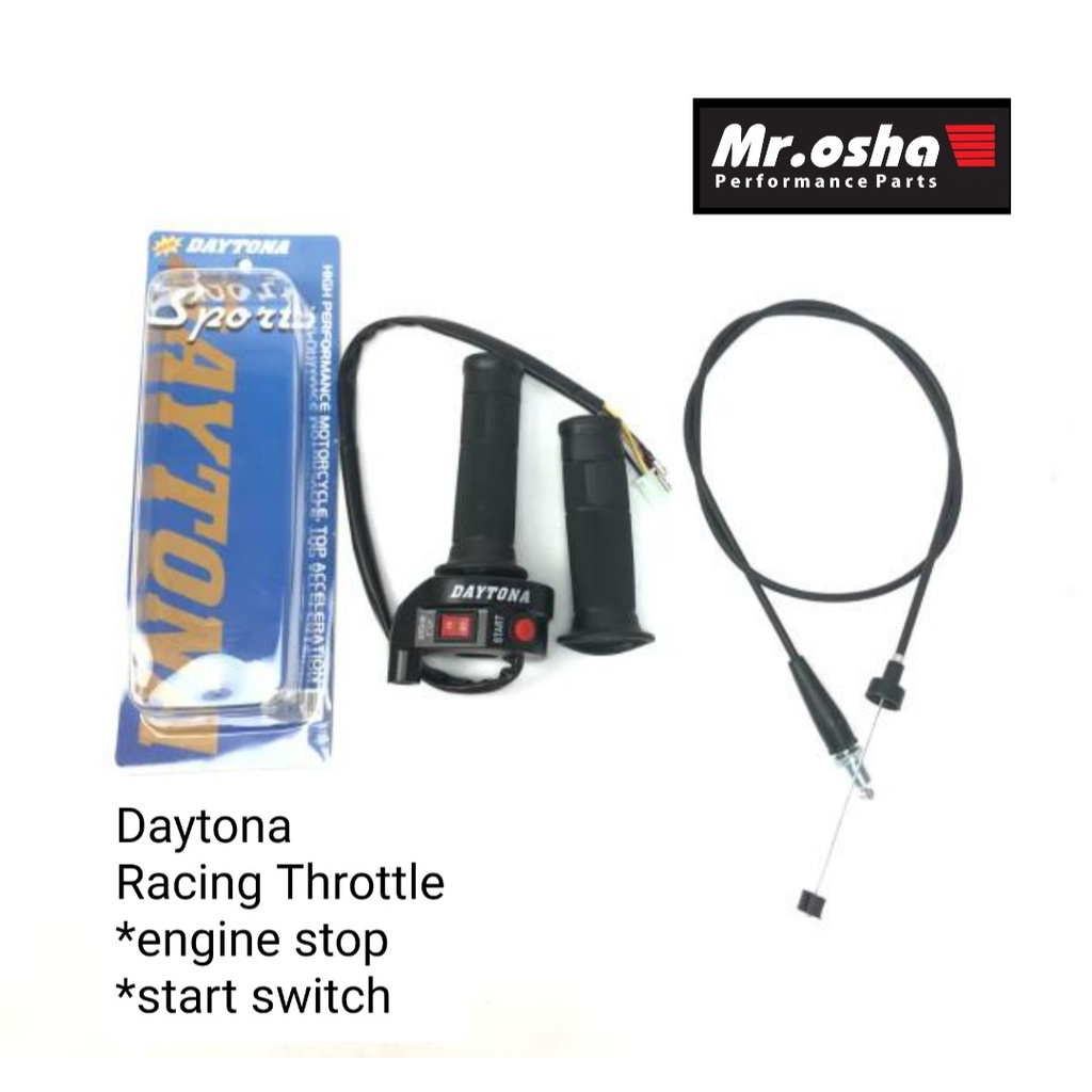 Daytona Racing throttle/Fast throttle With engine stop & start switch ...
