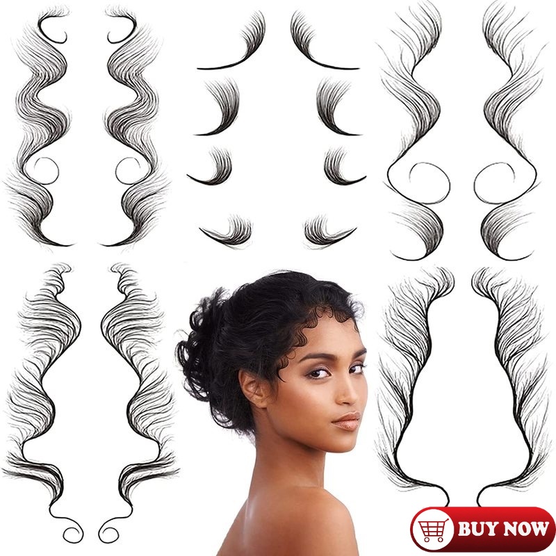 DC 1Sheet Waterproof Hairline Tattoos Sticker/ Baby Hair Edge Temporary ...