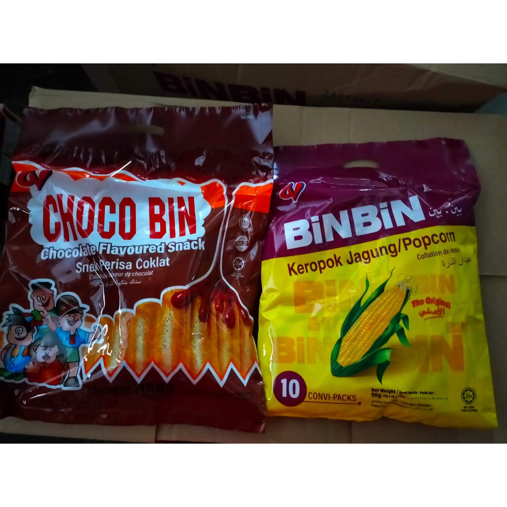 FAMILY PACK CV THE ORIGINAL BIN BIN (10PCS) /CHOCO BIN CHOCOLATE (6PCS ...