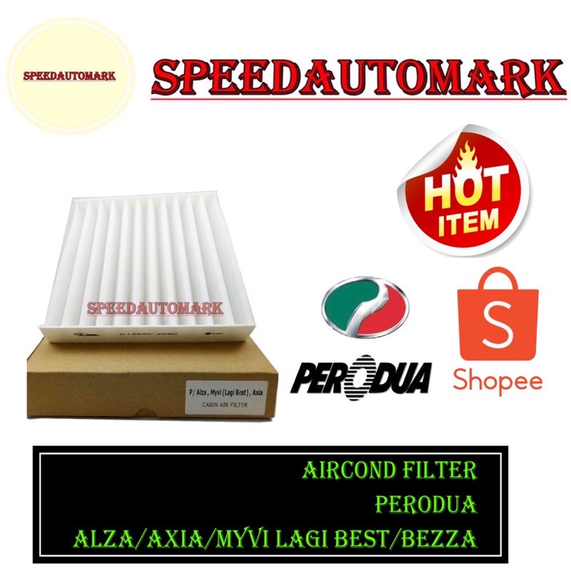 Perodua Alza/Bezza/Myvi 12-17/Axia Aircond Air Filter | Shopee Malaysia