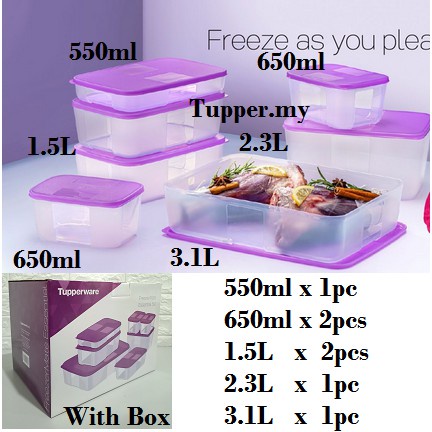 Tupperware Modular Mates / FreezerMate Essential Set/ FreezerMate ...