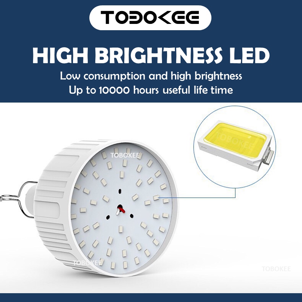 Unlimited Rechargeable LED Light Bulb USB Portable Lamp for Emergency ...