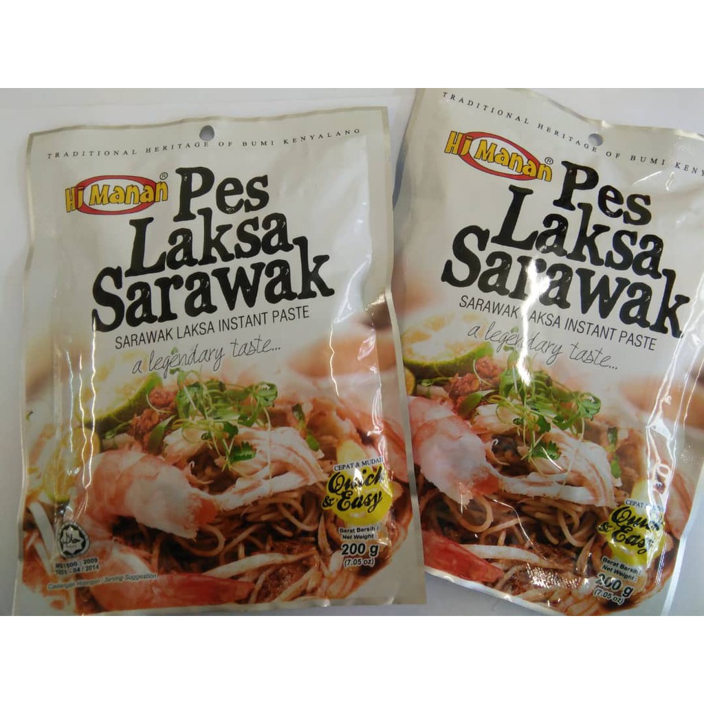 Hj Manan💖Pes Laksa Sarawak 💖 (a legendary taste) Sarawak Laksa Instant ...