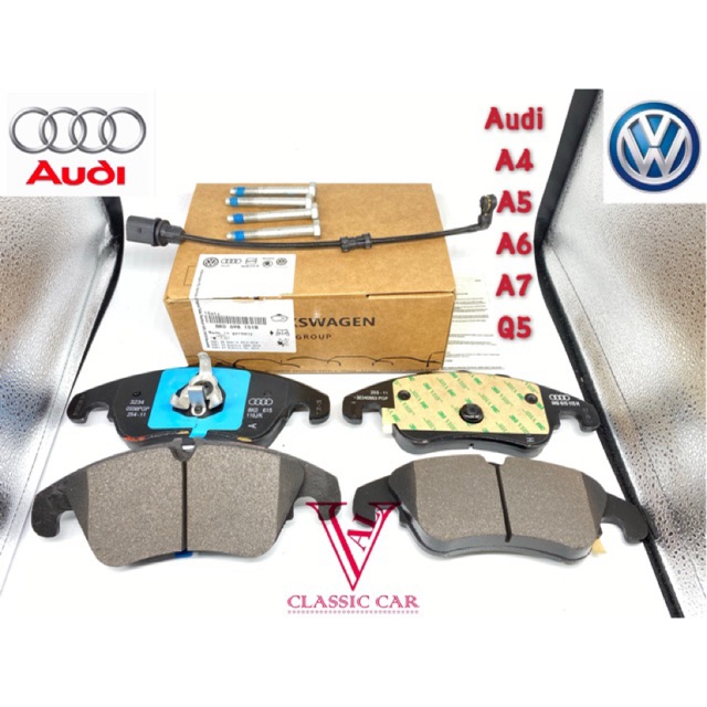 ( 100% original ) Audi A4 A5 A6 A7 Q5 DISC BRAKE PAD FRONT ( 8K0 698 ...