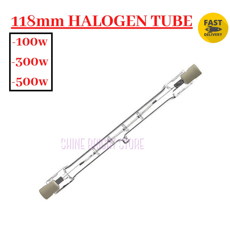 118mm HALOGEN TUBE / 100W,300W,500W HALOGEN TUBE | Shopee Malaysia