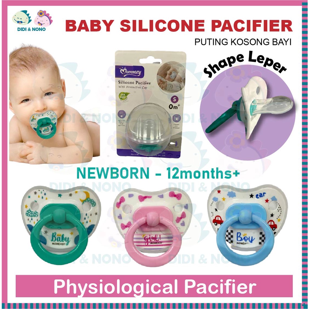 MomEasy Soother Pacifier Classic Silicone Air Flow- PHYSIOLOGICAL ...